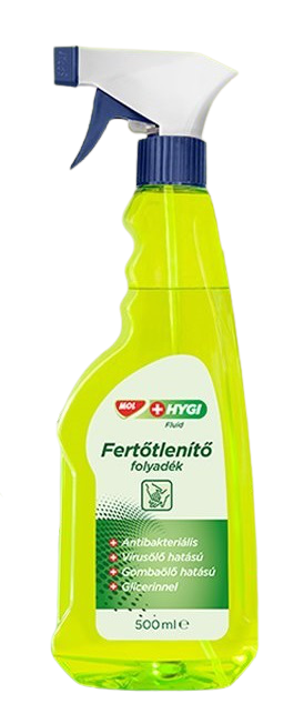 Kézfertőtlenítő folyadék 500ml szórófejes MOL MOL HYGI FLUID 500ML ...